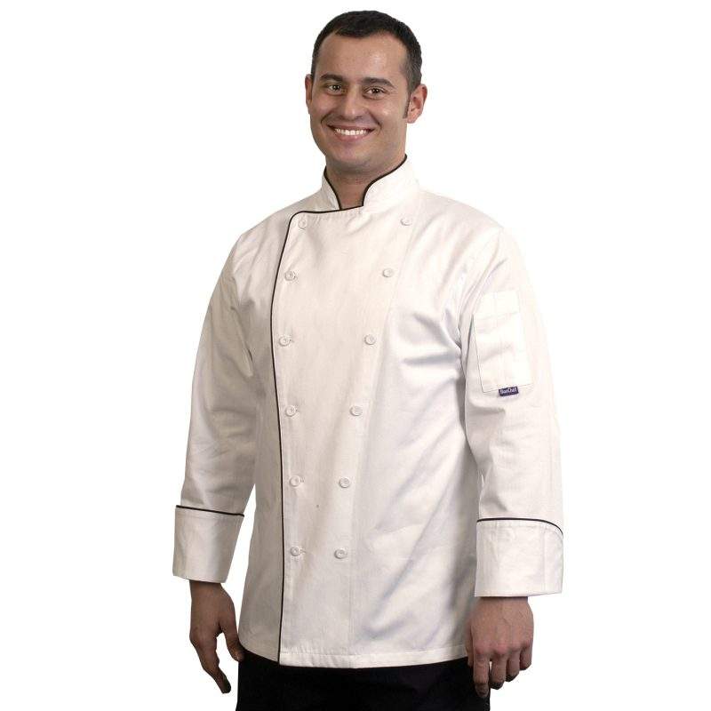 Dunkirk White Chef Jacket - JC Catering And Bar Supplies