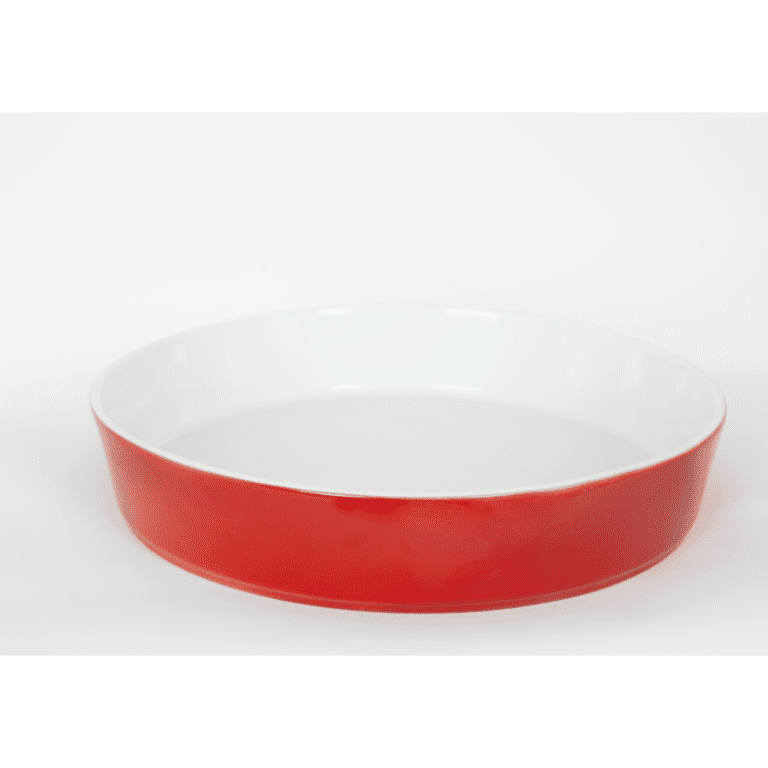 Round Buffet Dishes Red - JC Catering And Bar Supplies